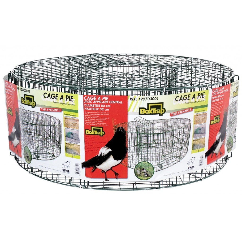 CAGE A PIE 5 COMPARTIMENTS 80X32CM
