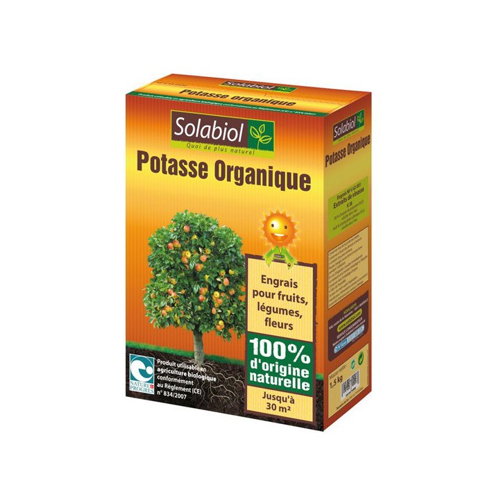 Potasse organique 1.5 kg Solabiol